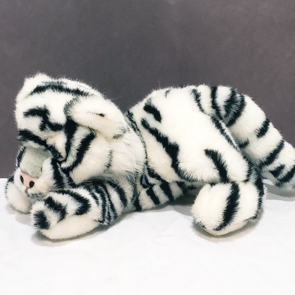 A&A | Toys | White Bengal Tiger Aa Plush Stuffed Animal Floppy Bean Bag ...